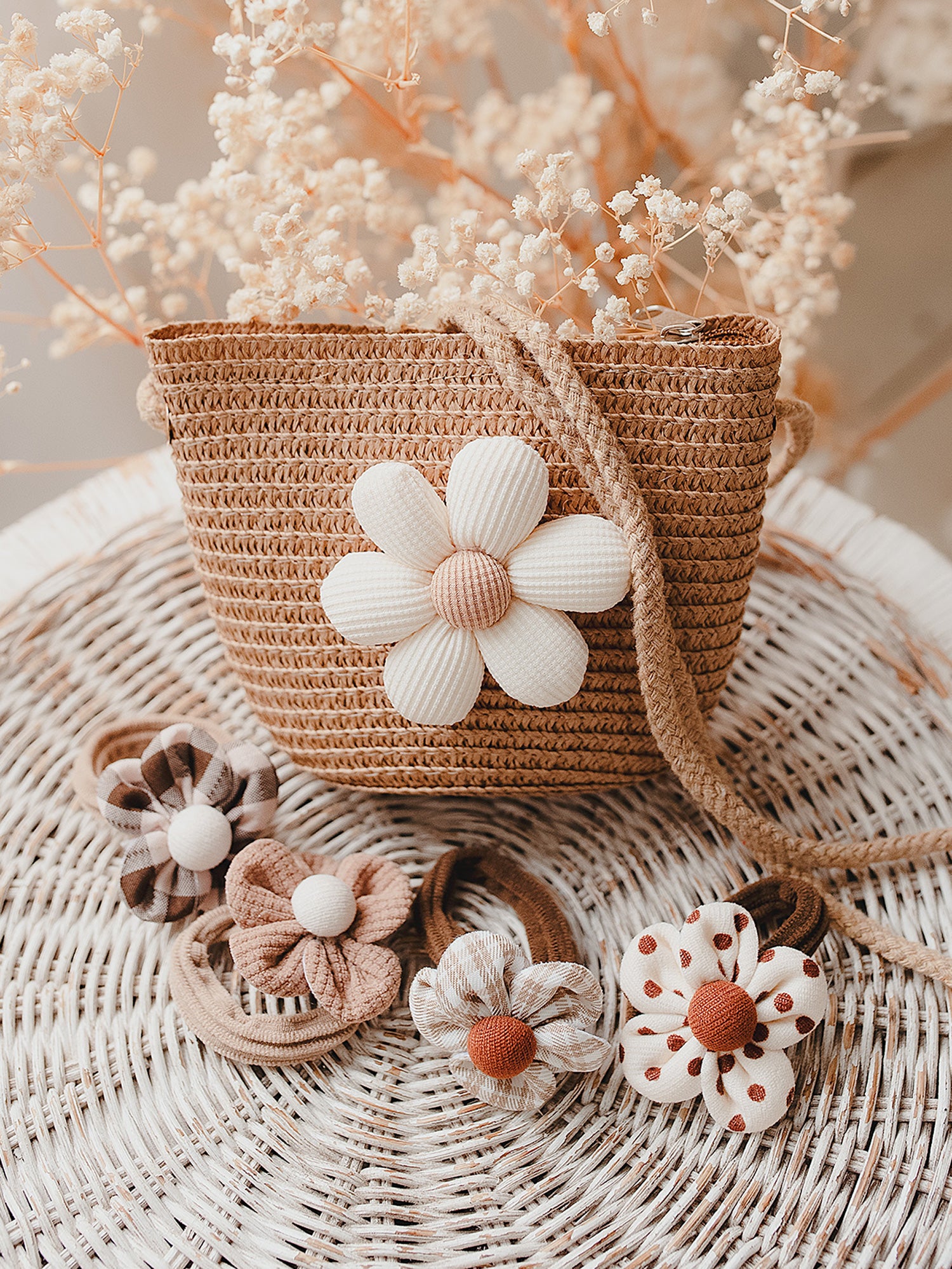 Evy Mini Crossbody Bag + Gemma Hair Ties 4 Pack – Before & Ever