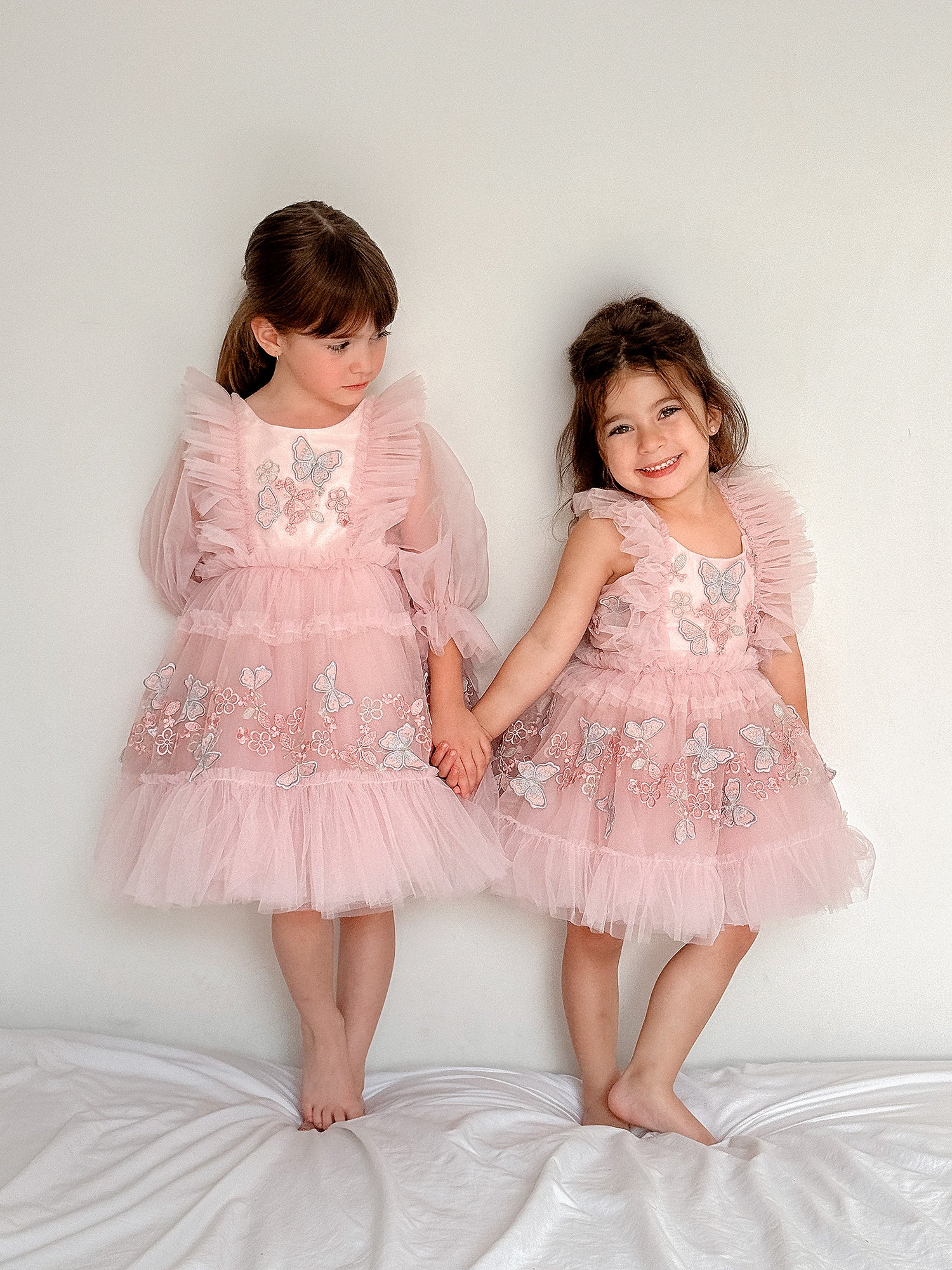 She's A Butterfly Pink Girl's Birthday Tulle Dress - Pink – Before & Ever